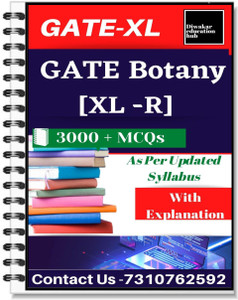 Gate Life Science Botany XL P Question Answer Book 2500 MCQ As Per ...