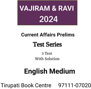 Vajiram Ravi Current Affairs Prelims Test Series 2024 Latest 3 Test