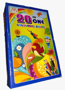 20 In One Colouring Book Set (Designed For Kids): Buy 20 In One ...
