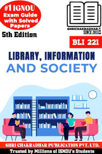 IGNOU BLI 221 Help Book Library, Information And Society (IGNOU Study ...