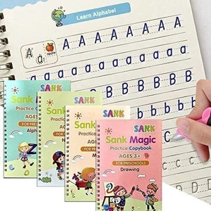 Magic Book For Kids With Pen | Handwriting Practice Copy Book For ...