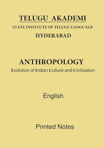 Telugu Akademi Anthropology Printed Notes Of Evolution Of Indian ...