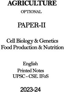 Cell Biology & Genetics And Food Production & Nutrition Paper-II ...