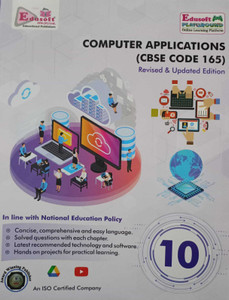 Edusoft Computer Application Class 10 Revised And Updated Edition: Buy ...