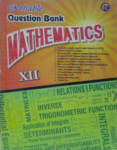 Reliable Question Bank Mathematics Class - 12: Buy Reliable Question ...