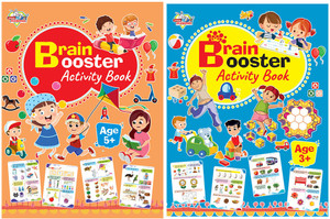 My First Learning: Brain Booster Activity Set Of 2 Books (3+ Years Old ...