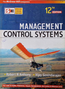 MANAGEMENT CONTROL SYSTEMS (Old Book): Buy MANAGEMENT CONTROL SYSTEMS ...