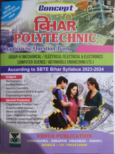 Bihar Polytechnic Venuspublication Question Bank Group-A(Mechanical ...