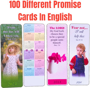 2024 Promise Cards | Bible Verse Promise Card For 2024 | 100 Different ...