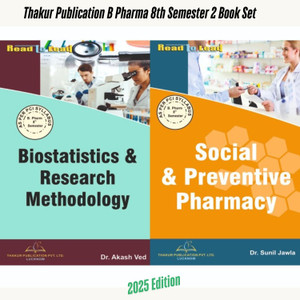 Best Book For B.Pharma 8 Semester (Biostatistics & Research Methodology ...