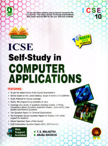 Evergreen ICSE Self-Study In COMPUTER APPLICATIONS - Class 10 For 2025 ...