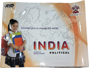 Political Map Of India Booklet (100 Nos.) | Multifunctional Map For ...