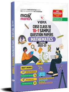 Vidya Max Marks Mathematics Class 10 Sample Paper 2022-2023: Buy Vidya ...