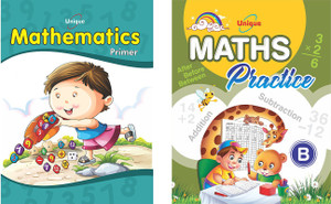 Unique MATHS PRIMER AND MATHS PRACTICE - B COMBO Books To Learn And ...
