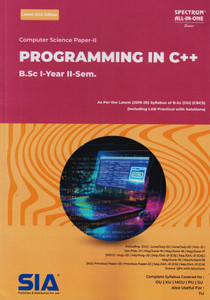 B.Sc I-Year II-Sem (Computer Science Paper-II) Programming In C++ ...