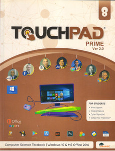 Touchpad Prime Version 2.0 - Class 8 (Windows 10 And MS Office 2016 ...