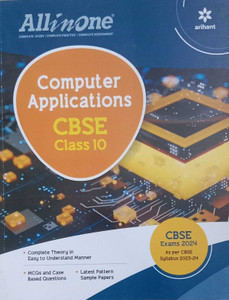 Arihant All In One Computer Applications Cbse Exams 2024 Class 10: Buy ...