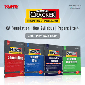 Taxmann's CRACKER COMBO For CA Foundation | New Syllabus | Jan./May ...