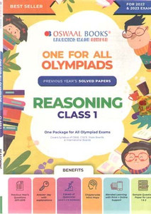 Oswaal One For All Olympiads Reasoning Class-1: Buy Oswaal One For All ...
