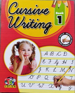 Cursive Writing Book For All Children, Kids | Alphabet With Colourful ...