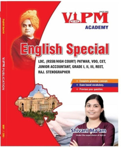 VIPM Academy English Special For LDC,(RSSB/HIGH COURT) PATWAR, VDO,CET ...
