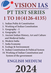 VISION IAS Prelims Test Series 1-10 (4126-4135) 2024 English Medium ...