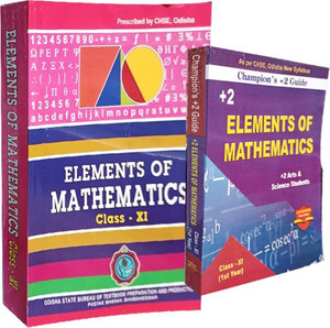 Chse Odisha Elements Math Book And Champions Elements Math Guide For ...