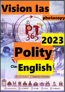 Vision Ias PT 365 Polity 2023 English (Photocopy): Buy Vision Ias PT ...