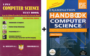 1st PUC - COMPUTER SCIENCE - Text Book + Examination Hand Book|Set Of 2 ...