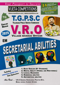 TGPSC VRO - Village Revenue Officer Secretarial Abilities 2025 (English ...