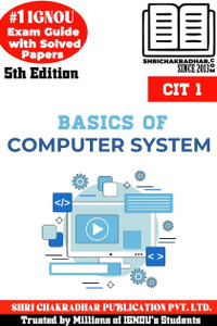 IGNOU CIT 1 Help Book Fundamental Of Computer System (IGNOU Study Notes ...