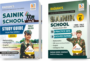 Combo Of Sainik School Class 6 Guidebook And Practice Set 2024 With ...