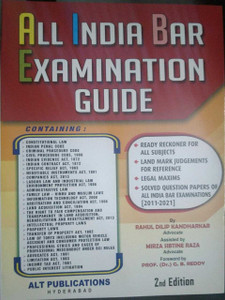 All India Bar Examination Guide: Buy All India Bar Examination Guide by ...