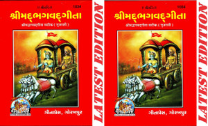 (Combo Pack-2 Books) (Pocket Size) Shrimad Bhagavad Gita (Gujarati ...