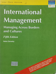 INTERNATIONAL MANAGEMENT Managing Across Borders And Cultures (Old Book ...