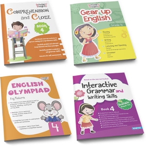 Grade 4 Comprehensive English Grammar, Vocabulary Learning And Olympiad ...