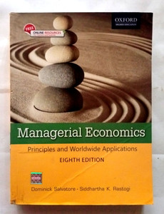 Managerial Economics Principles And Worldwide Applications (Old Used ...