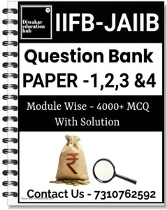 JAIIB Question Bank Book 4000+MCQ With Explanation Module Wise Paper 1 ...