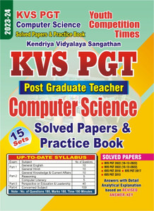 KVS PGT Computer Science Solved Papers & Practice Book (2023-24): Buy ...