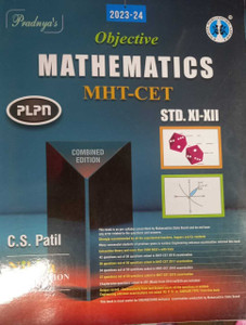 Objective Mathematics Mht-Cet 2023-24: Buy Objective Mathematics Mht ...