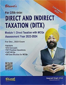 DIRECT AND INDIRECT TAXATION (DITX) ( Module I ) Direct Taxation With ...