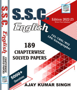 SSC English CHAPTERWISE Previous Papers By Ajay Kumar Singh MB Books ...