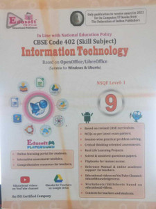 Information Technology (CBSE Code 402), Class -10, (Edusoft) (Paperback ...