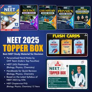 NEET 2025 TOPPER BOX With Handbooks Physics | Chemistry | Biology For ...