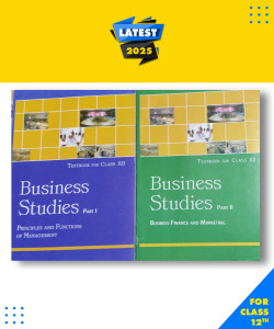 Business Studies Part 1 & Part 2 Set For Class 12 Paperback, NCERT ...