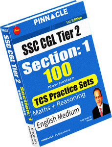 SSC CGL Tier 2 Section 1 (Maths + Reasoning) 100 Tests: English Medium ...