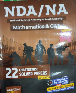 Examcart Latest NDA/NA Maths & GAT Chapter-Wise Solved Papers For 2023 ...