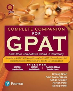 2025 - Complete Companion For GPAT | Other Entrance Examination In ...
