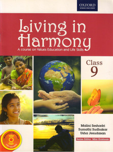 OXFORD, Living In Harmony For Class - 9 (A Course On Values Education ...