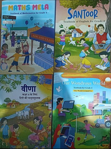 NCERT Class 4 Textbooks Mathematics - Maths Mela, Hindi - Veena ...